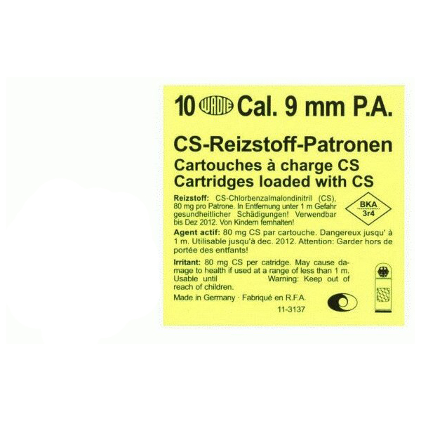 WADIE - CS Αβολίδοτα δακρυγόνα 9mm P.A.K - Ενδεικτική τιμή προϊόντος ...