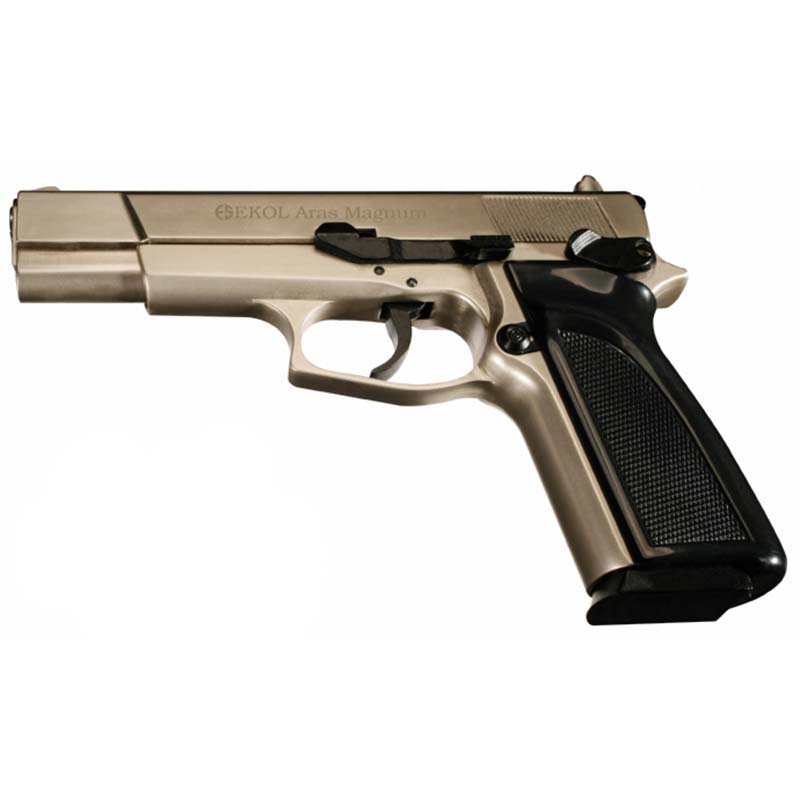 EKOL ARAS MAGNUM SATIN 9mm Πιστόλι αντίγραφο starter pistol-ισχυρού κρότου Σηματοδοσίας - SECURELAND
